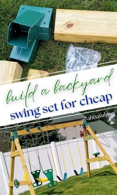 Image result for Build a Swing Set