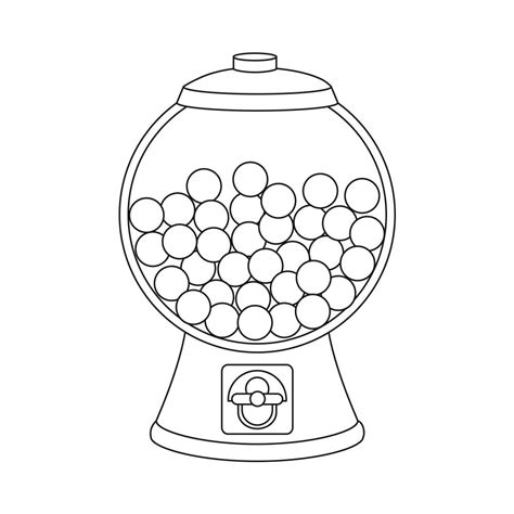 Image result for Gumball Machine Drawing