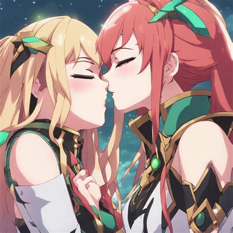 Image result for Pyra X Mythra deviantART
