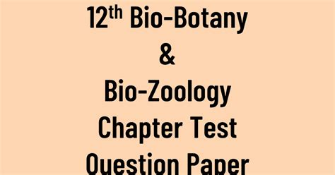 Image result for Bio Botany 12th Tamil Medium Question Paper