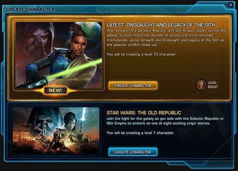 Image result for SWTOR Character Creation