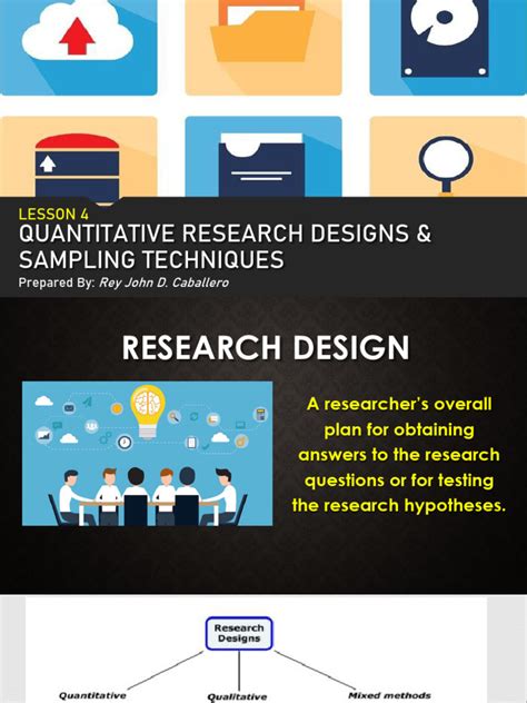 Lesson 4 - Quantitative Research Designs and Sampling Techniques | PDF ...