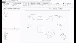 Image result for Basic Drawing of Creo