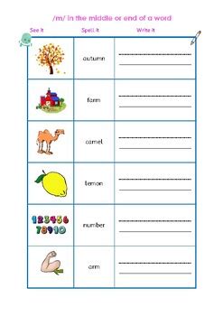 Image result for M Sound Words