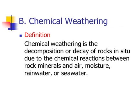 Image result for Weathering Definition Science