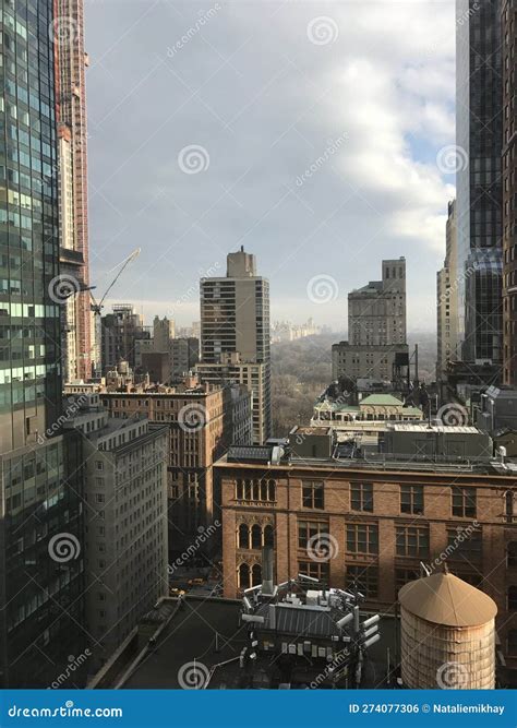 View from the Window in New York City Editorial Photo - Image of city ...