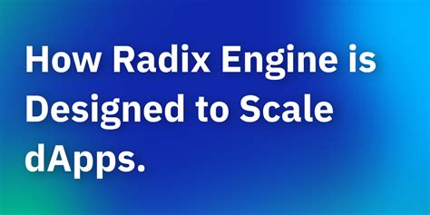 Image result for Radix Engine