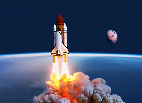 Image result for Shuttle Launch Over Earth