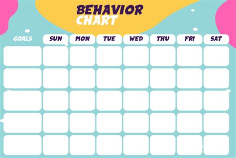 Free Printable Daily Behavior Chart Template - PrintableBehaviorChart.com