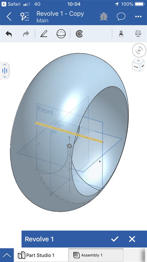 Image result for Onshape Revolve Icon
