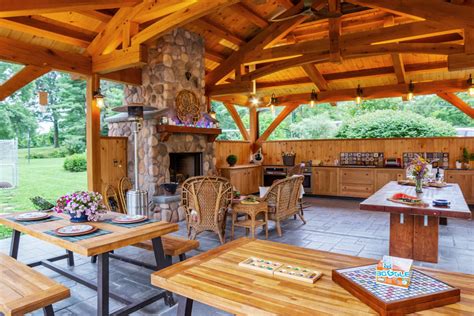 Image result for Timber Frame Outdoor Kitchen