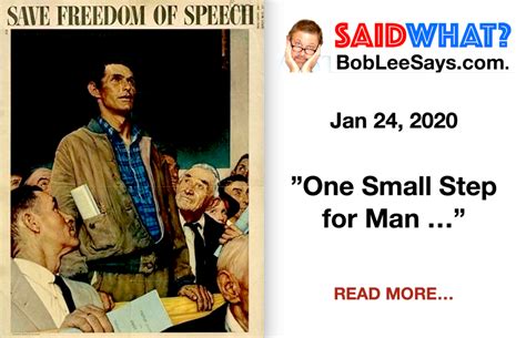 Image result for One Little Step for a Man Line