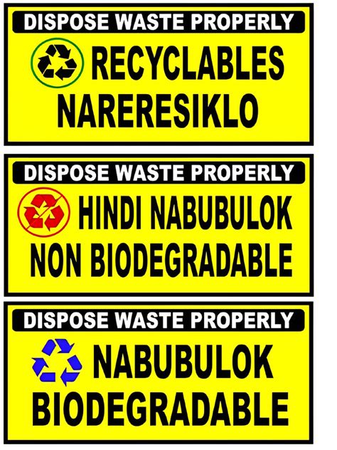 Image result for Regulated Garbage Sign