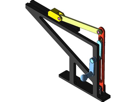 Image result for Quick Return Mechanism CAD Drawing