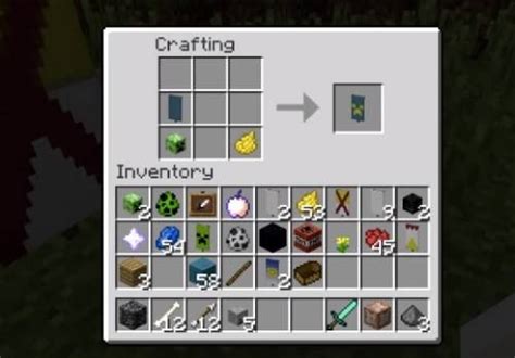 Image result for How to Costume a Banner Using a Crafting Table