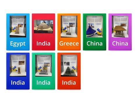 Geography project ideas - Flip tiles