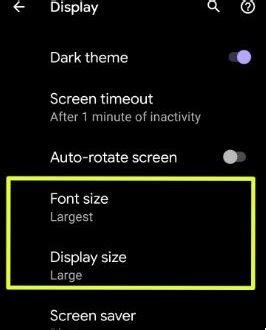 Image result for Android 10 Display and Style