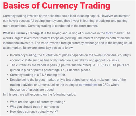 Image result for Currency Trading Explained