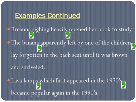 Image result for Comma Interrupters Examples