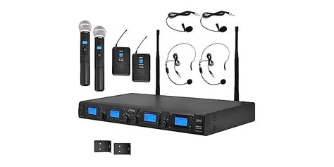 Image result for Pyle Wireless Microphone System