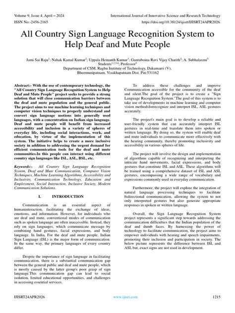 Image result for Report Sign Language