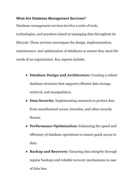Image result for What Is Database Management Services