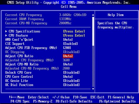 Image result for How to Overwrite Bios Max CPU Frequency