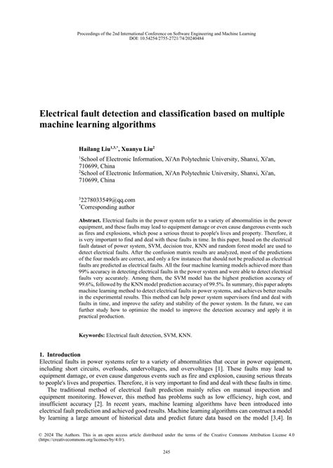 Image result for Machine Learning Fault Detection