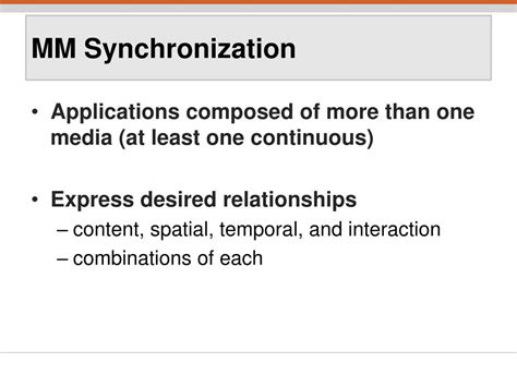 Image result for Synchronization in Multimedia