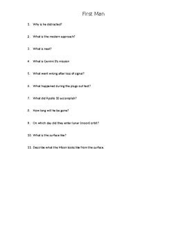 Image result for First Man Movie Script