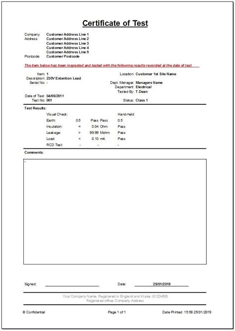 Image result for PAT Testing Checklist Template