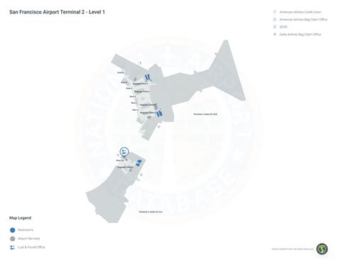 Image result for SFO Terminal 2 Map