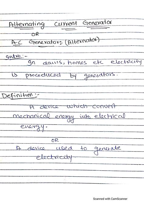 Image result for Alternating Current Generator