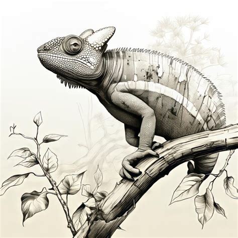 Image result for Simple Lizard On a Tree Drawing Images