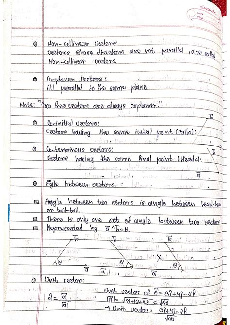 Image result for Class 12 Vectors Notes