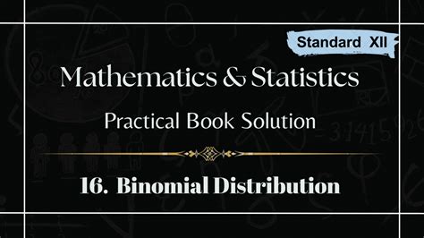 Image result for Binomial Distribution Class 12 HSC