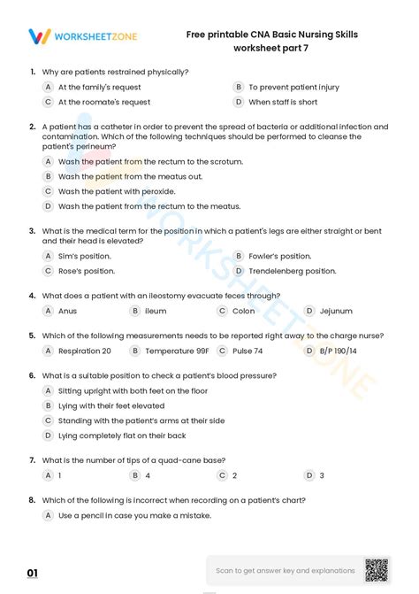 Image result for CNA Questions Worksheet