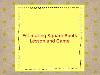Image result for Square Root Estimation
