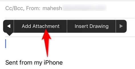 Image result for iPhone Email Attach File