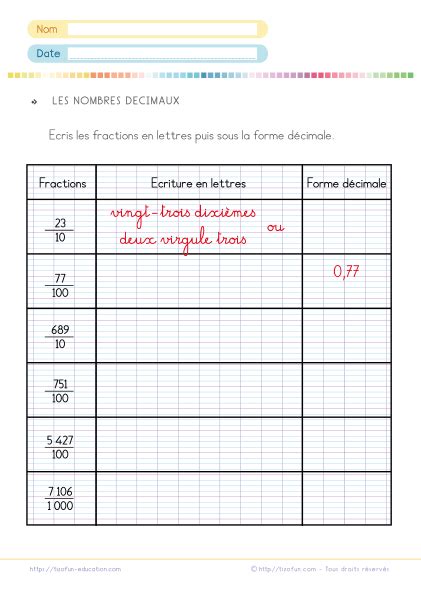 Image result for Exercice CM2 Math