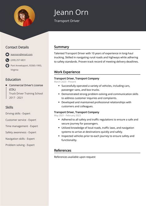 Image result for UPS Driver Resume Examples