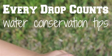 Image result for Water Every Drop Counts