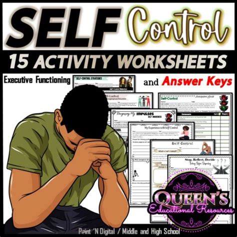 Image result for Practicing Self-Control Worksheet