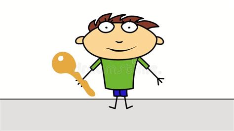 Image result for Man Finding Key Cartoon