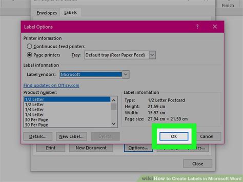Image result for How to Create Sticker Labels in Word