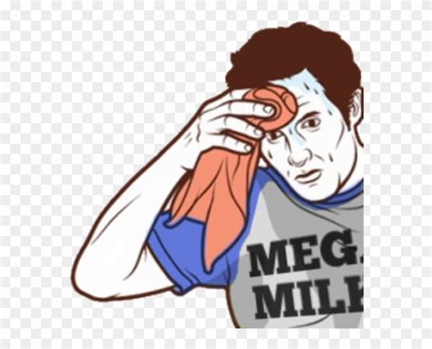 Image result for Guy Sweating Meme Button