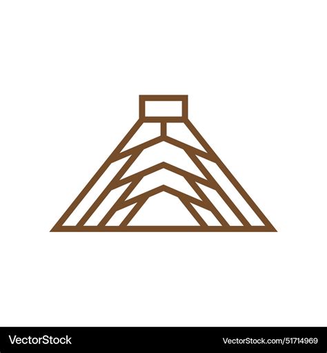 Pyramid logo Royalty Free Vector Image - VectorStock