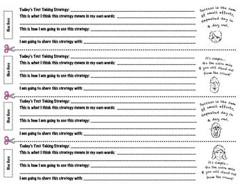 Image result for Test-Taking Strategies Matching Activity