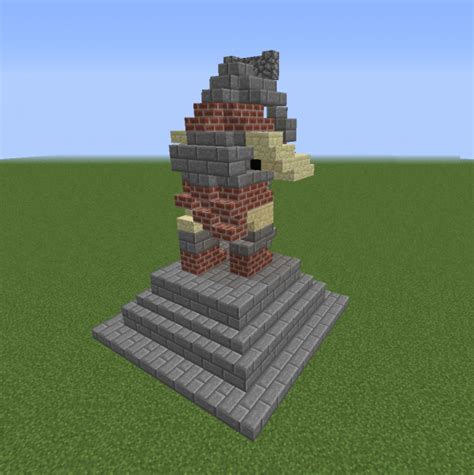 Image result for Minecraft Dwarven Statue Tutorial