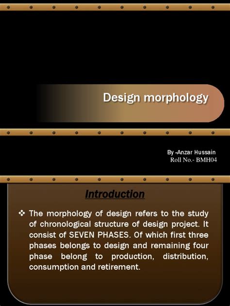 Image result for Morphological Design Process